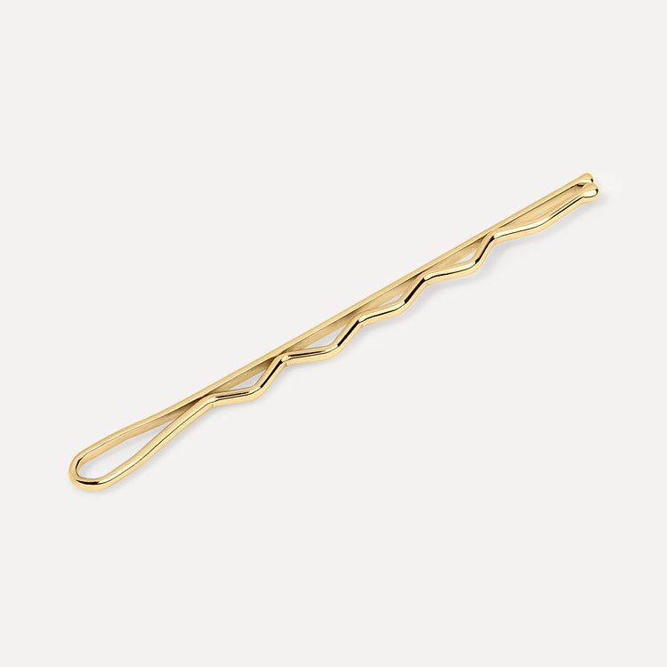 14K Solid Gold Bobby Pin | Kelly Bello Design®