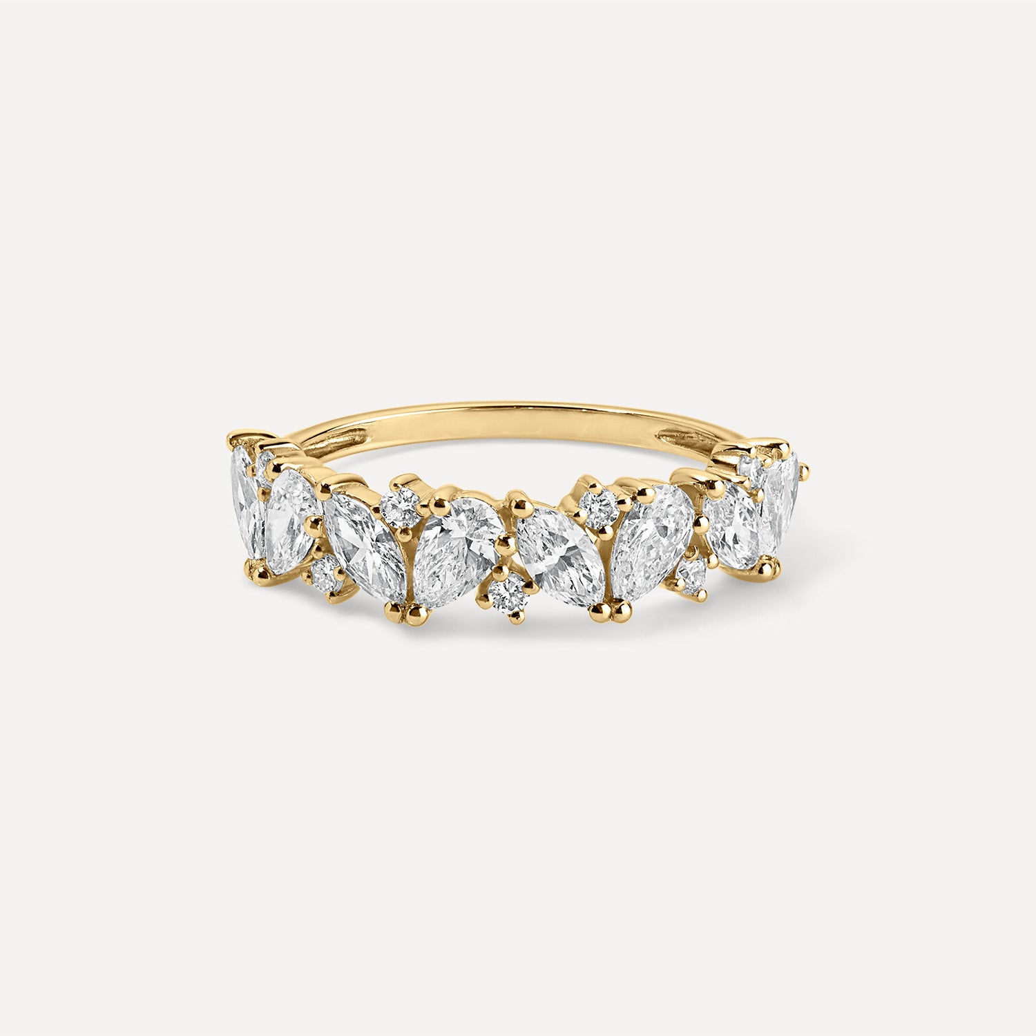 Mixed Diamond Ring | Kelly Bello Design®
